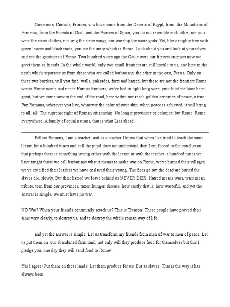 Pax Romana | PDF | Ancient Rome | Marcus Aurelius