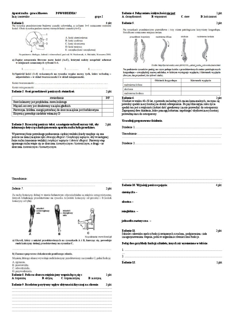 Aparat Ruchu 1 | PDF