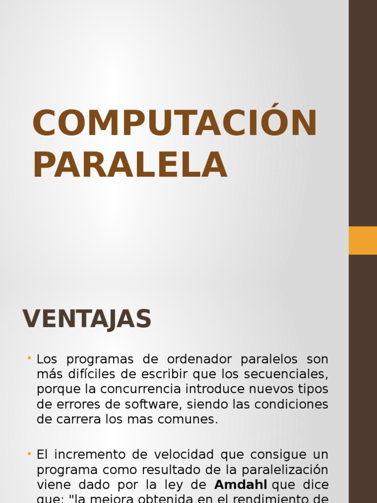 Computo Paralelo | PDF | Computación paralela | Hilo (Computación)
