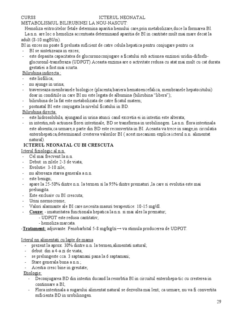 Icterul Neonatal | PDF