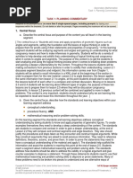 edTPA Task 1 - Planning Commentary | PDF | Equations | Learning