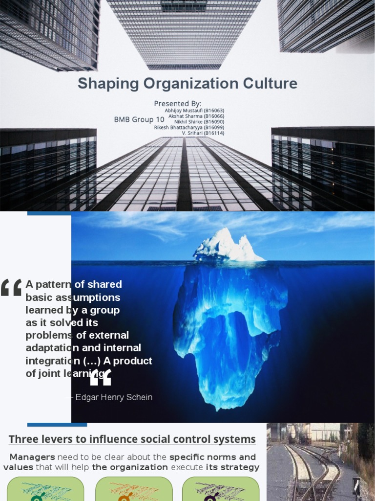 Shaping Organization's Culture - 1 | PDF | Leadership | Norm (Social)