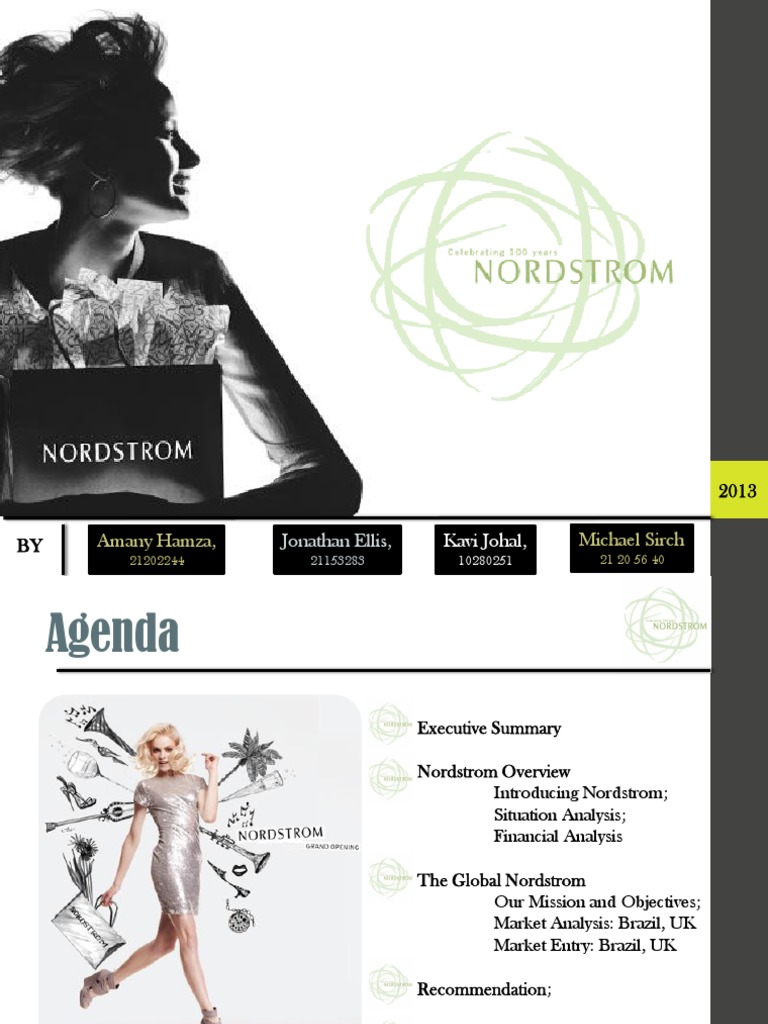 Global Marketing Presentation - Nordstrom | PDF | Nordstrom | Retail