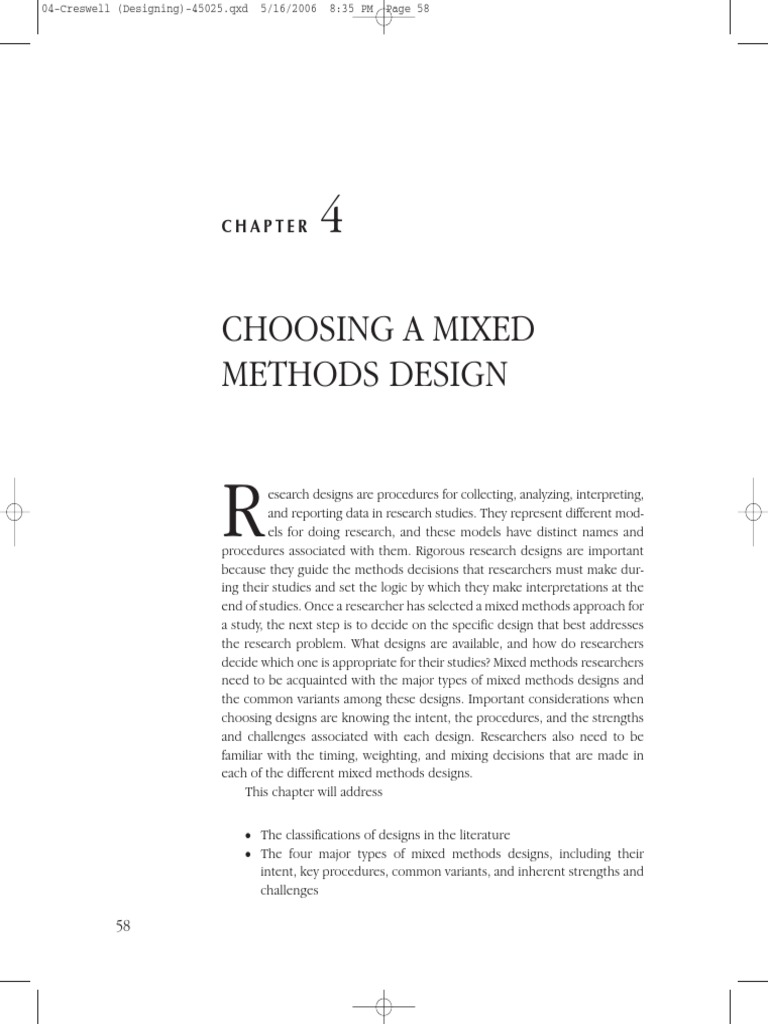 MIxed Method Design PDF | PDF | Qualitative Research | Quantitative ...