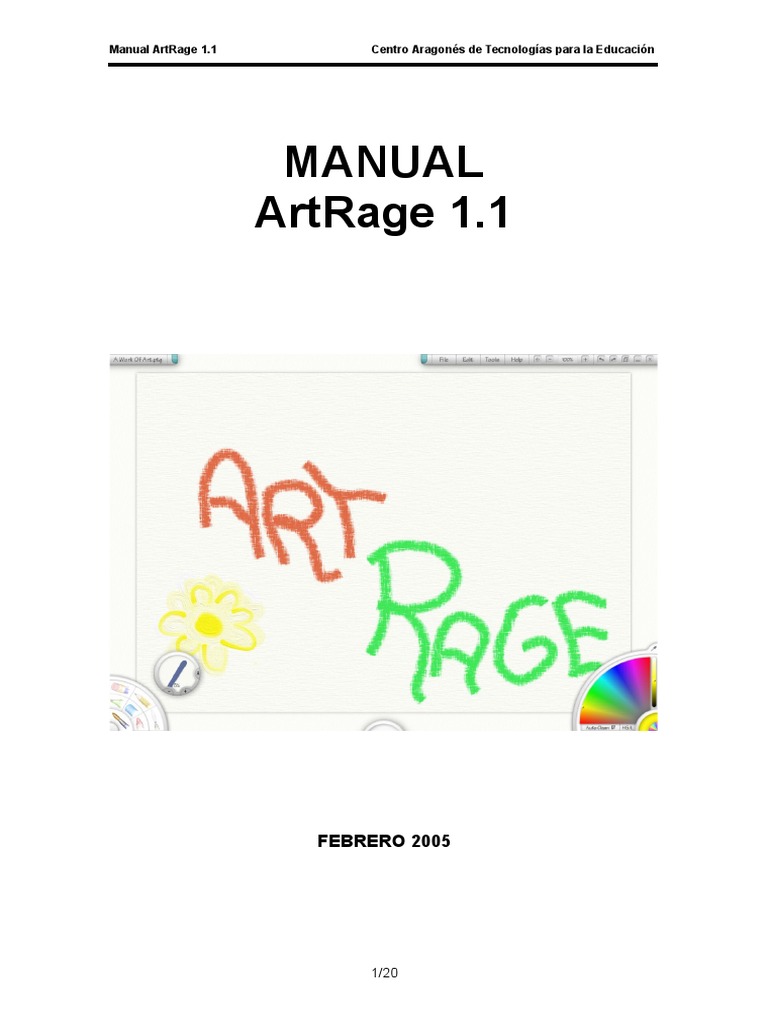Manual Artrage | PDF | Point and Click | Ventana (informática)