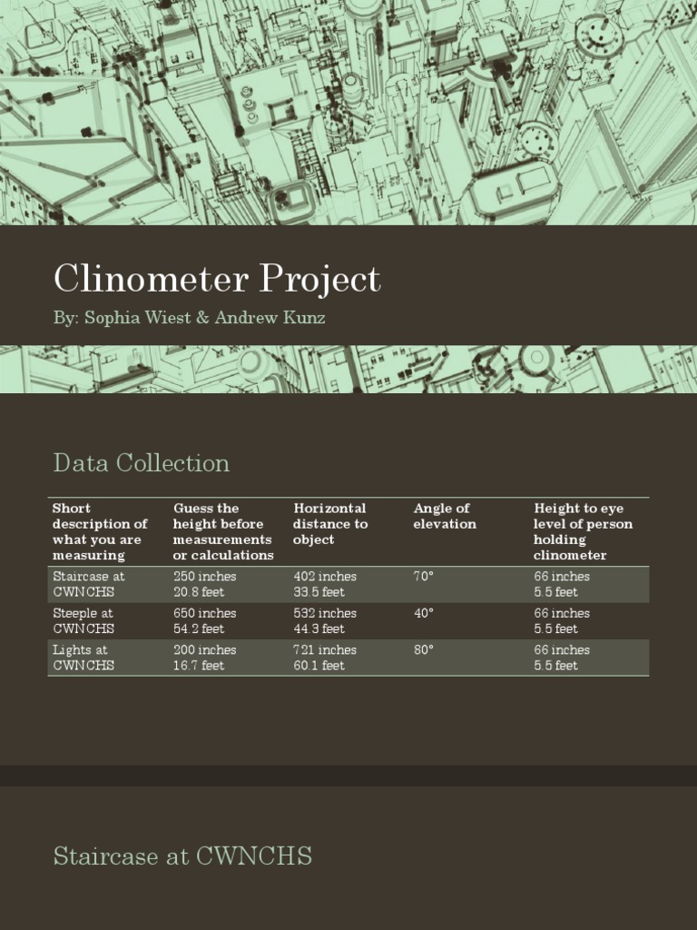 Clinometer Project PDF | PDF