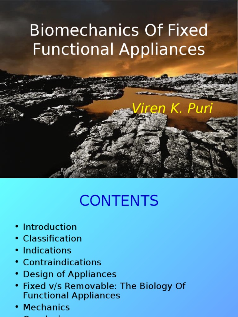 Fixed Functional Appliances - Biomechanics | Tooth | Orthodontics
