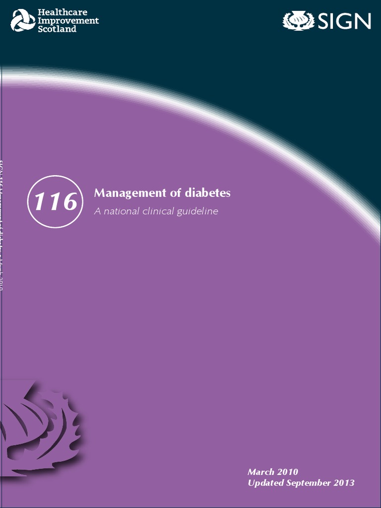 Management of Diabetes: A National Clinical Guideline | PDF