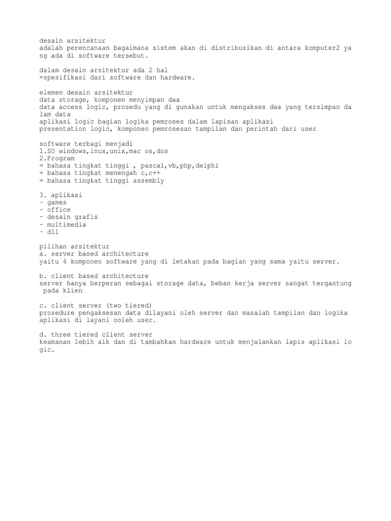 Desain Arsitektur (Apsi) | PDF | Seni | Komputer