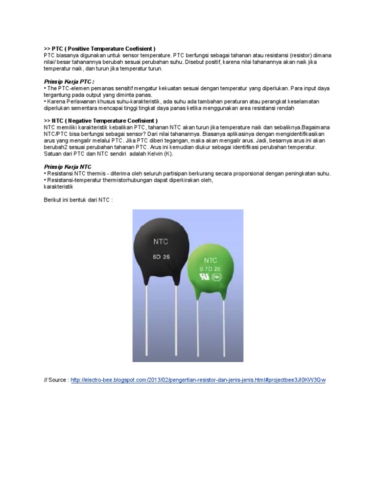 PTC - NTC | PDF