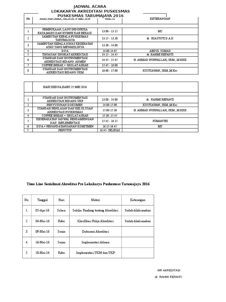 Jadwal + Timeline | PDF