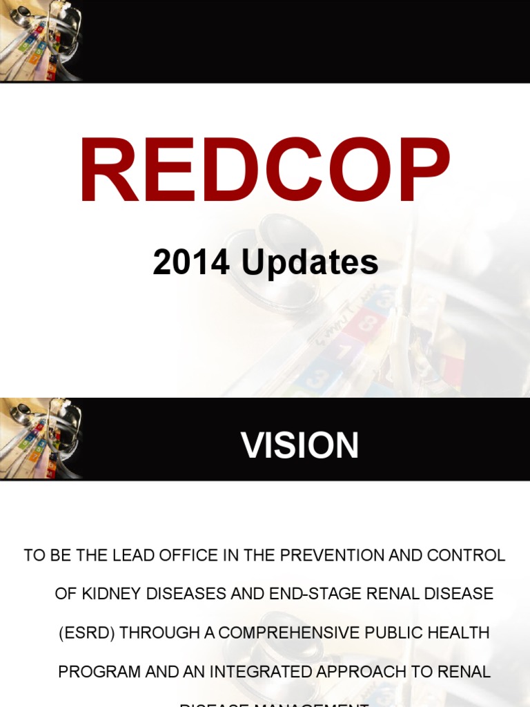 REDCOP Updates (Reg.v) | PDF | Organ Donation | Chronic Kidney Disease