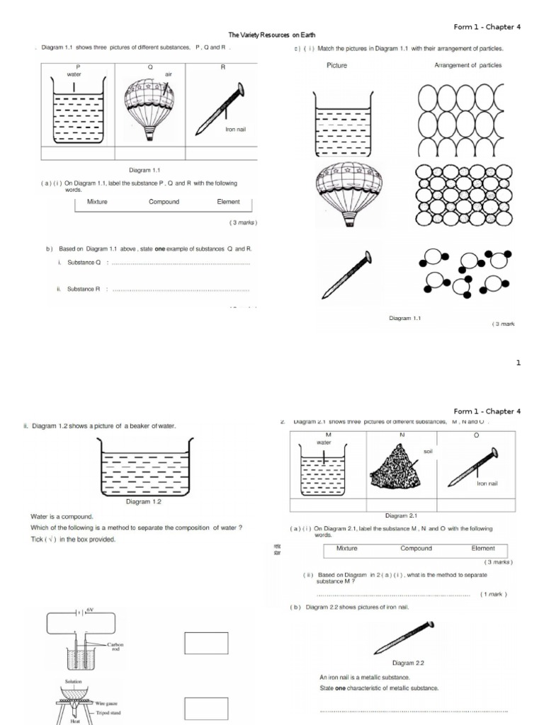 Form 1 - Chapter 4 The Variety Resources On Earth | PDF