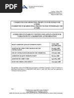 EMA Drug Variation Classification | PDF | Packaging And Labeling ...