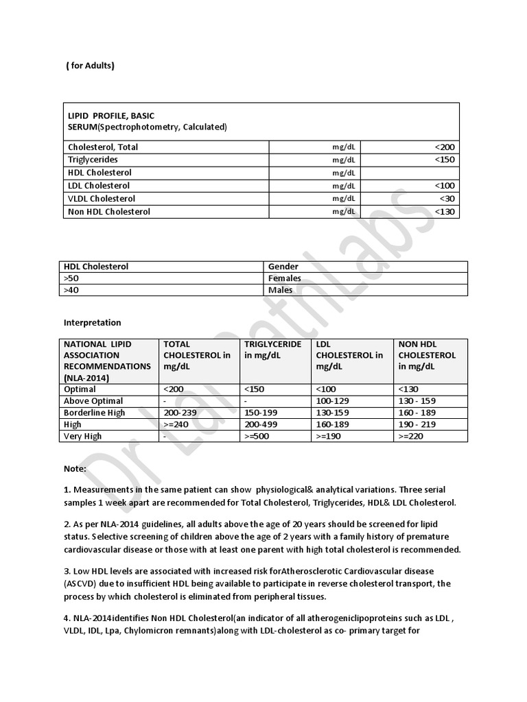 MG/DL MG/DL MG/DL MG/DL MG/DL MG/DL | PDF | Cholesterol | High Density ...