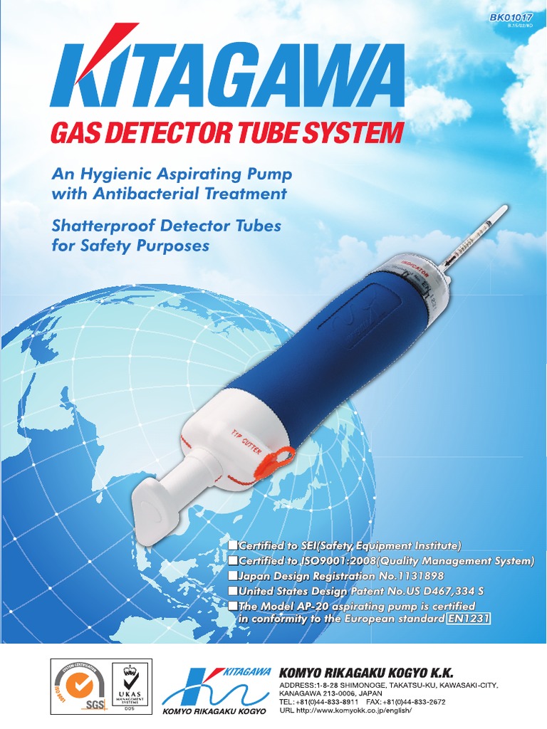 Kitagawa Gas Detector Tube System | PDF | Toluene | Amine