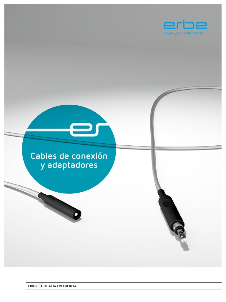 85100-365 ERBE ES Cables de Conexion y Adaptadores Capitulo Catalogo ...