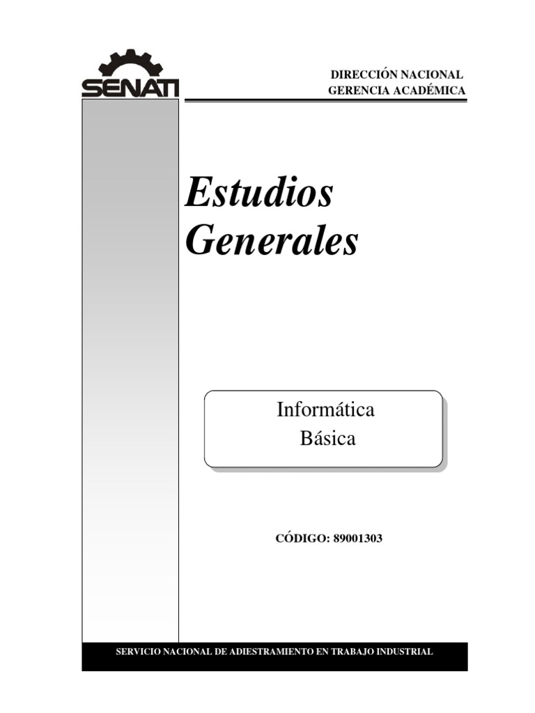Manual 89001303 Informática Básica PDF | PDF | Hardware de la ...