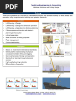 Onshore &offshore Lift Plans | PDF | Crane (Machine) | Elevator