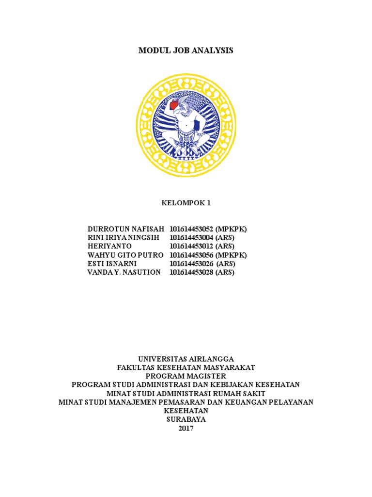 Modul Job Description | PDF