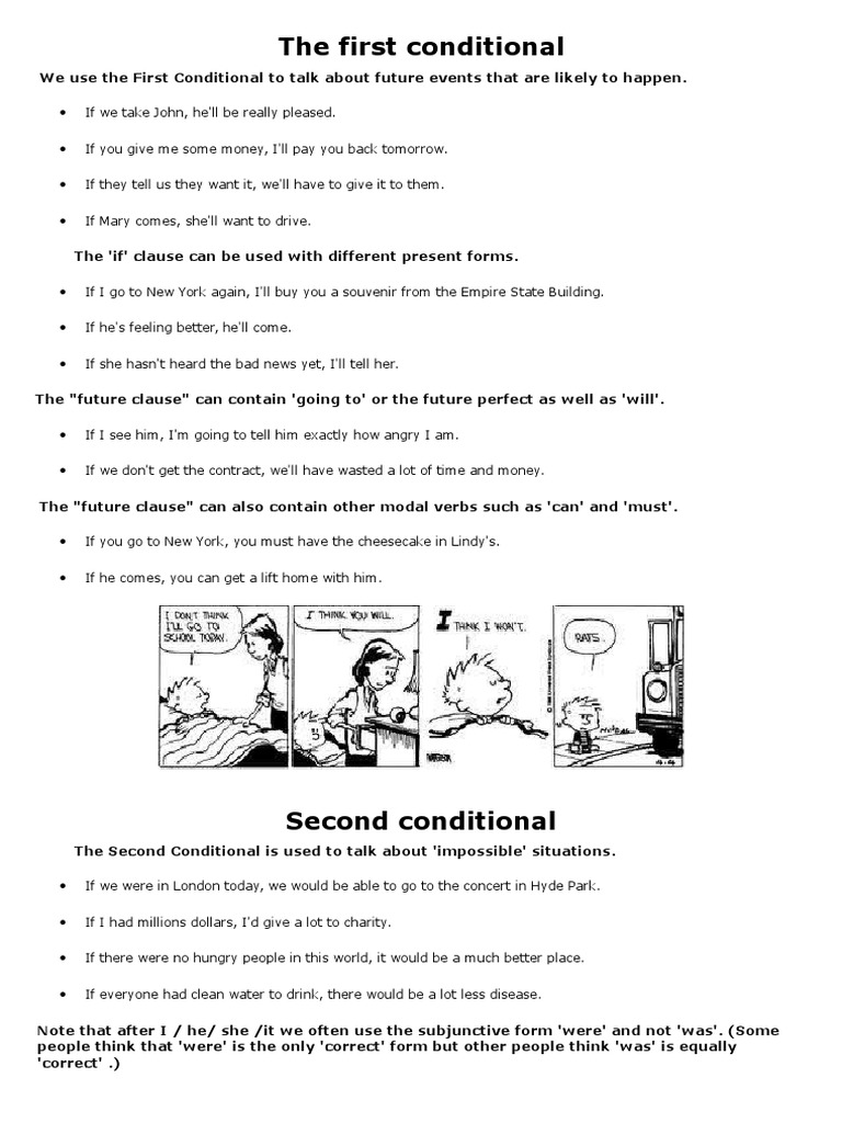 123 Conditionals | Grammar | Syntax