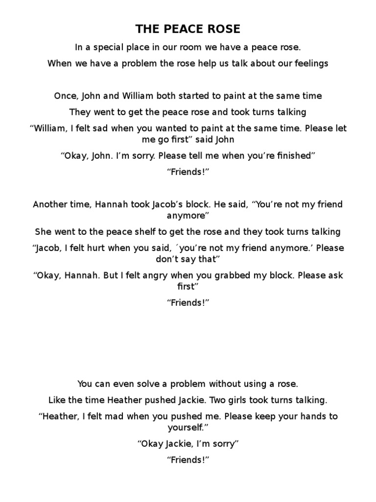 The Peace Rose | PDF