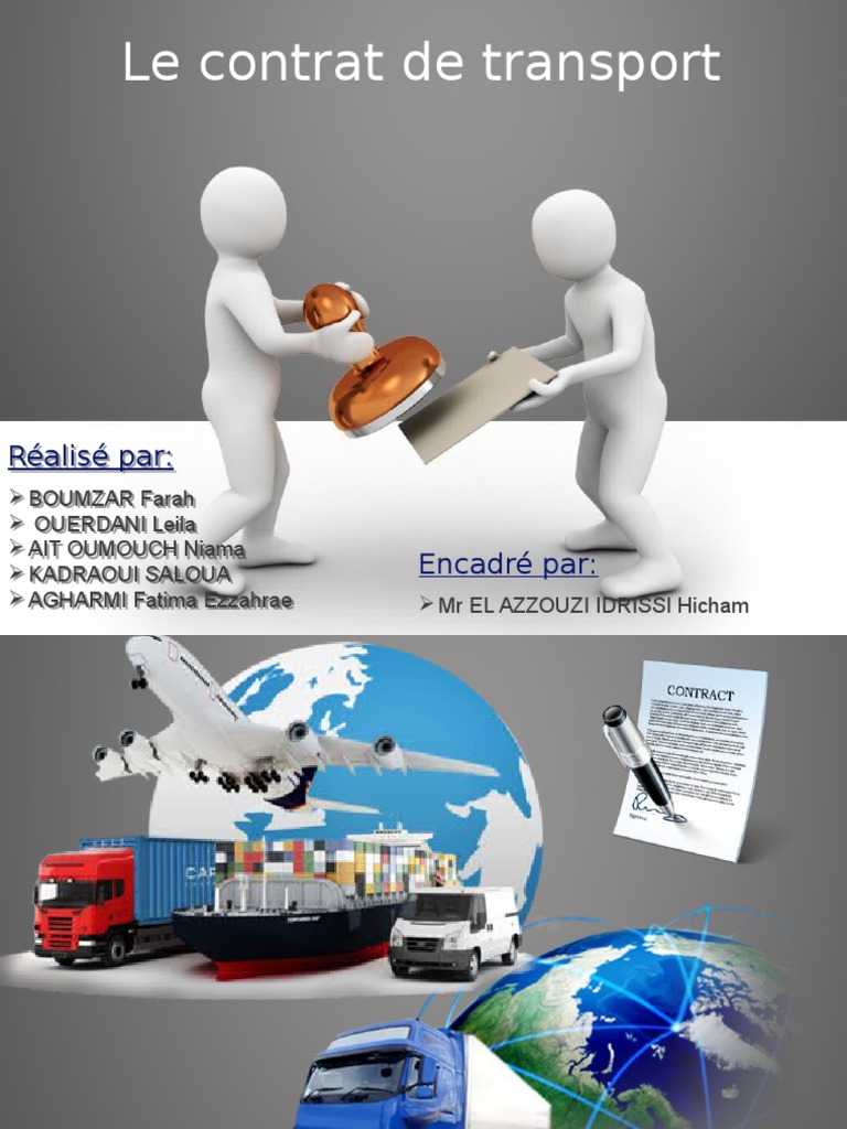 Contrat de Transport | PDF | Transport | Commerce