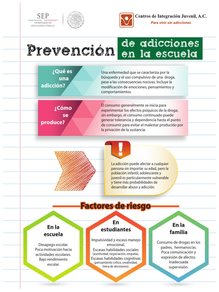 Adicciones en La Escuela | PDF | Drogas | Consumo (economía)