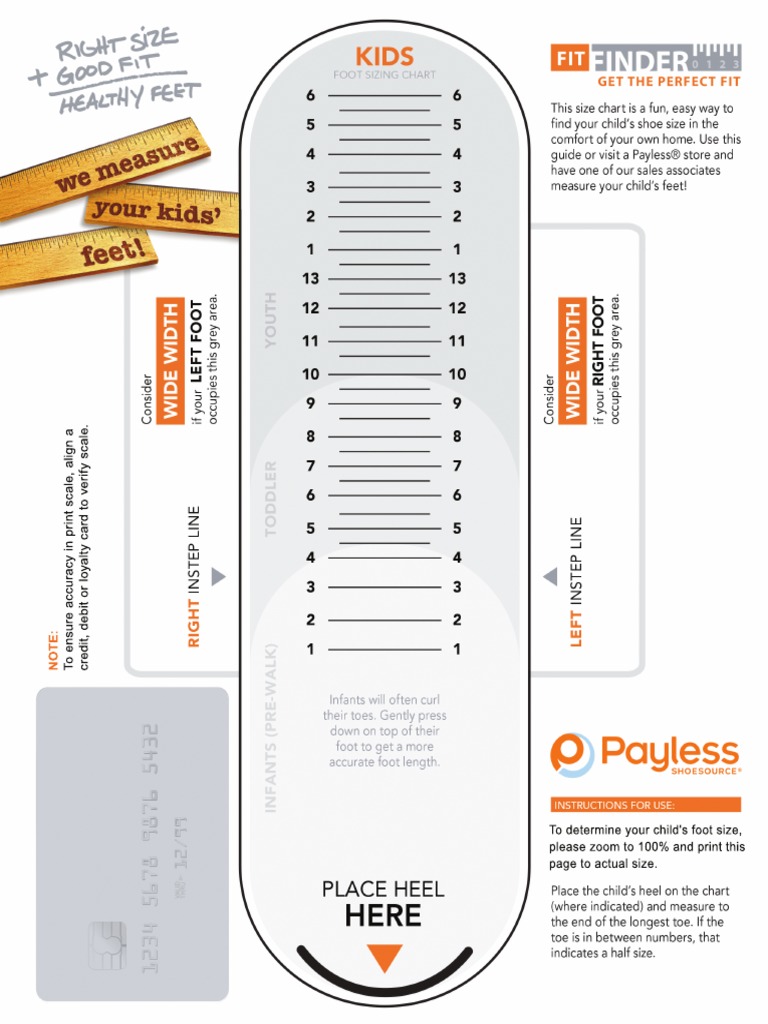 Kids Shoe Sizer | PDF
