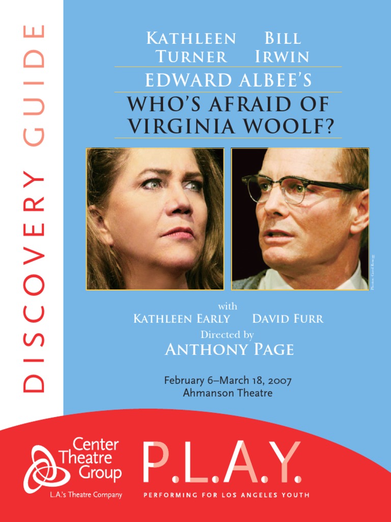 Who S Afraid of Virginia Woolf - Support Material | PDF | Commedia Dell ...