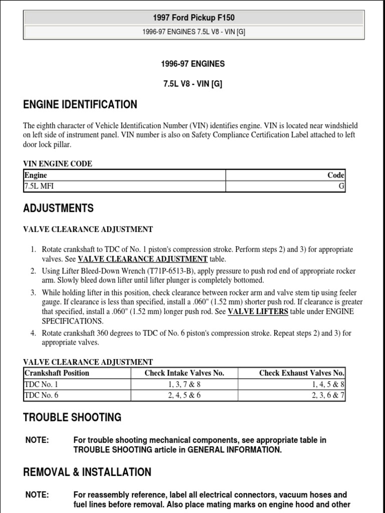 7.5L Engine | PDF | Piston | Cylinder (Engine)