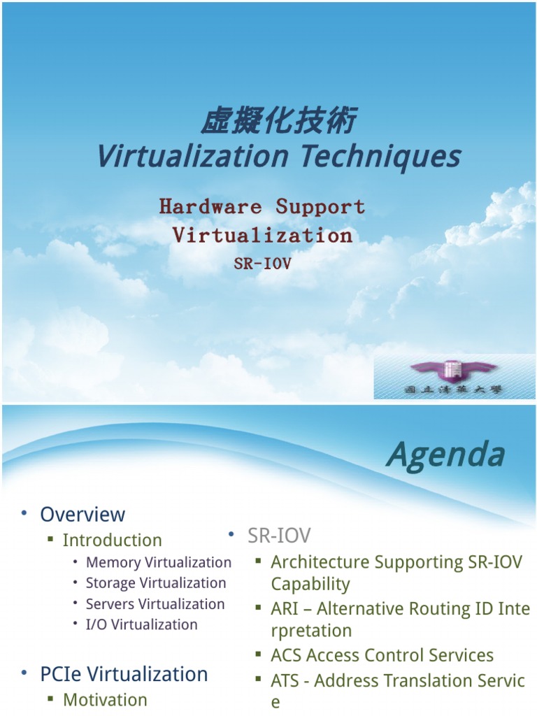 An In-Depth Exploration of Virtualization Techniques and PCIe I/O ...