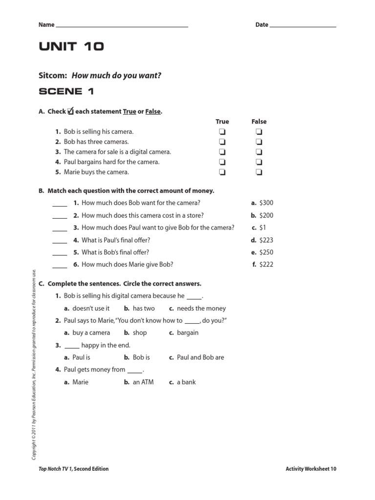 UNIT 10 TV Activity Worksheets PDF | PDF | Leisure | Entertainment (General)
