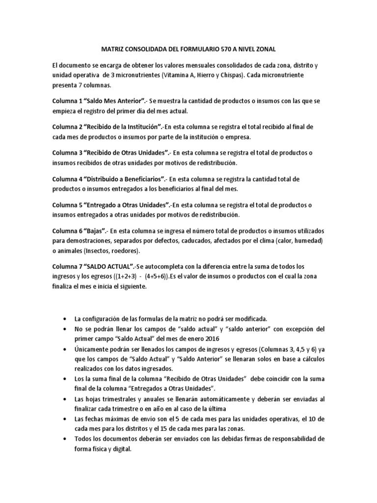 Guía Formulario 570 PDF | PDF | Finanzas y dinero | Negocios