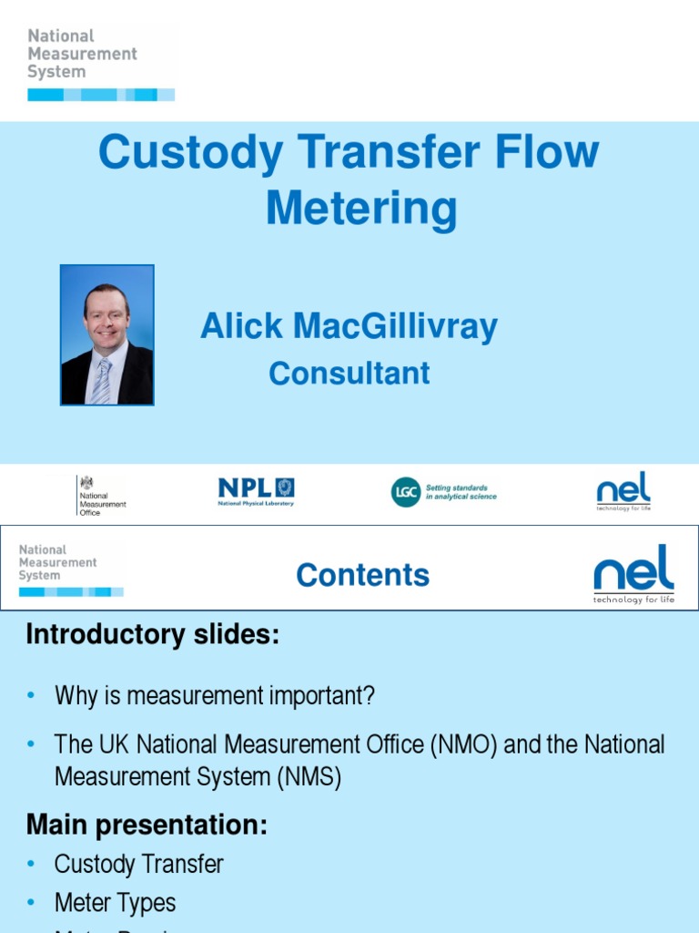 Custody Transfer Metering | PDF | Flow Measurement | Pressure Measurement