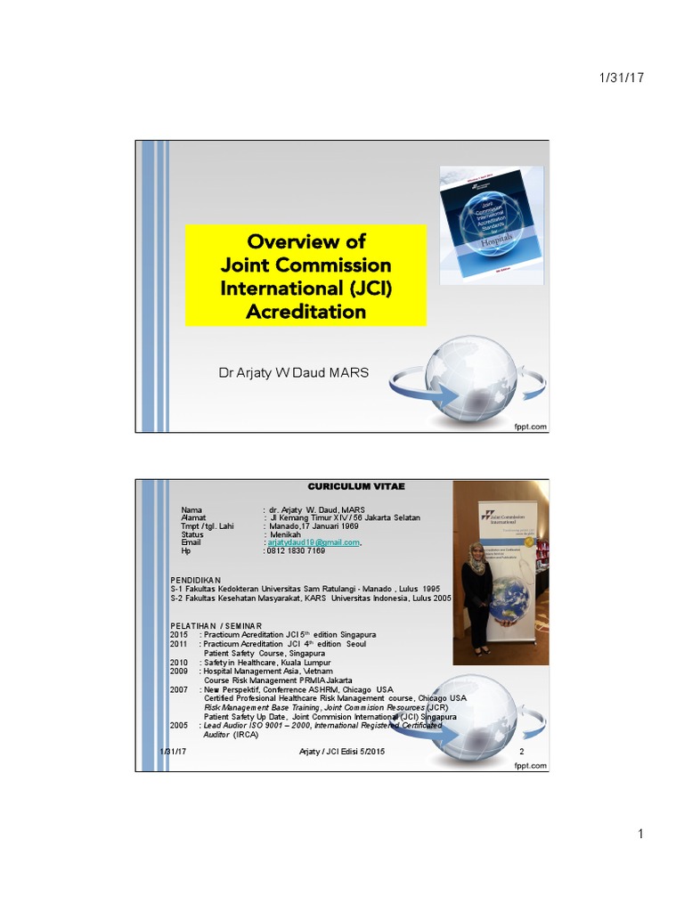 1.overview of JCI 2017 PDF | PDF | Joint Commission | Patient