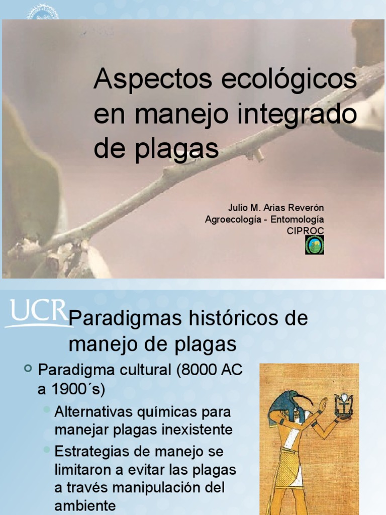 Bases Ecologicas Mip | PDF | Pesticida | Plaga (organismo)