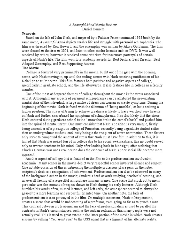 Individual Movie Review | PDF | Science | Science (General)