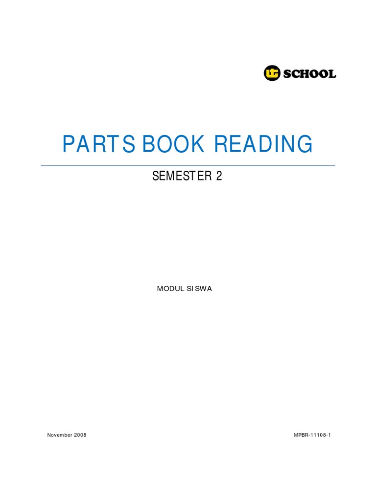 Part Book Reading | PDF