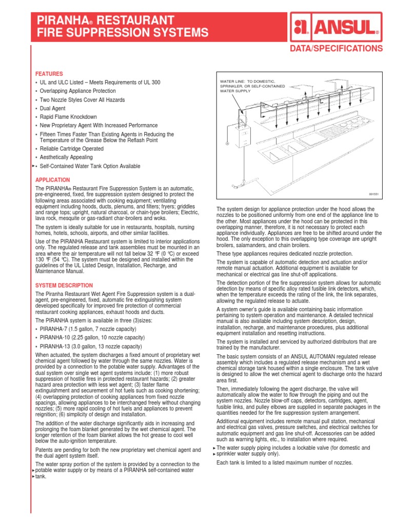 ansul | Fire Sprinkler System | Valve
