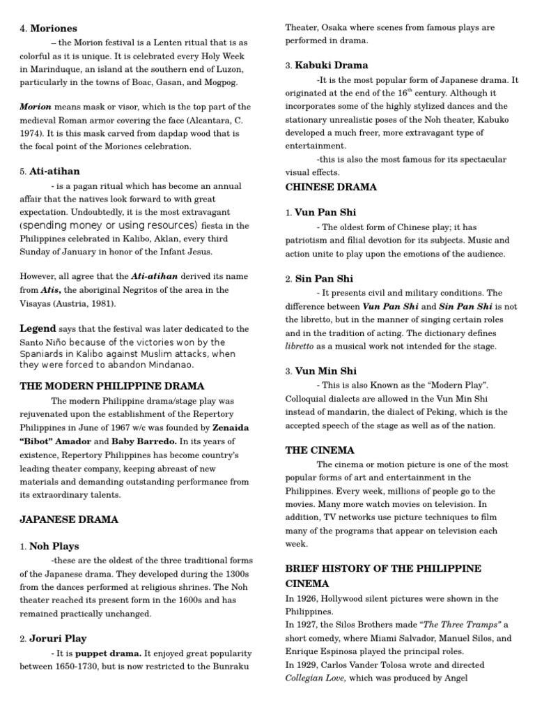 Humanities 101 Pdf Philippines Entertainment