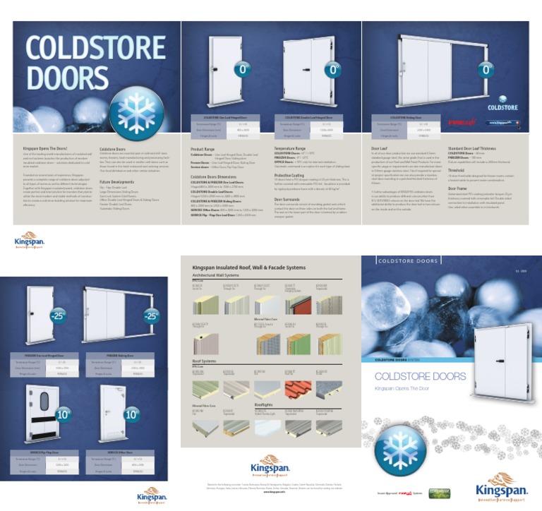 Coldstore Doors PDF | PDF | Door | Refrigerator