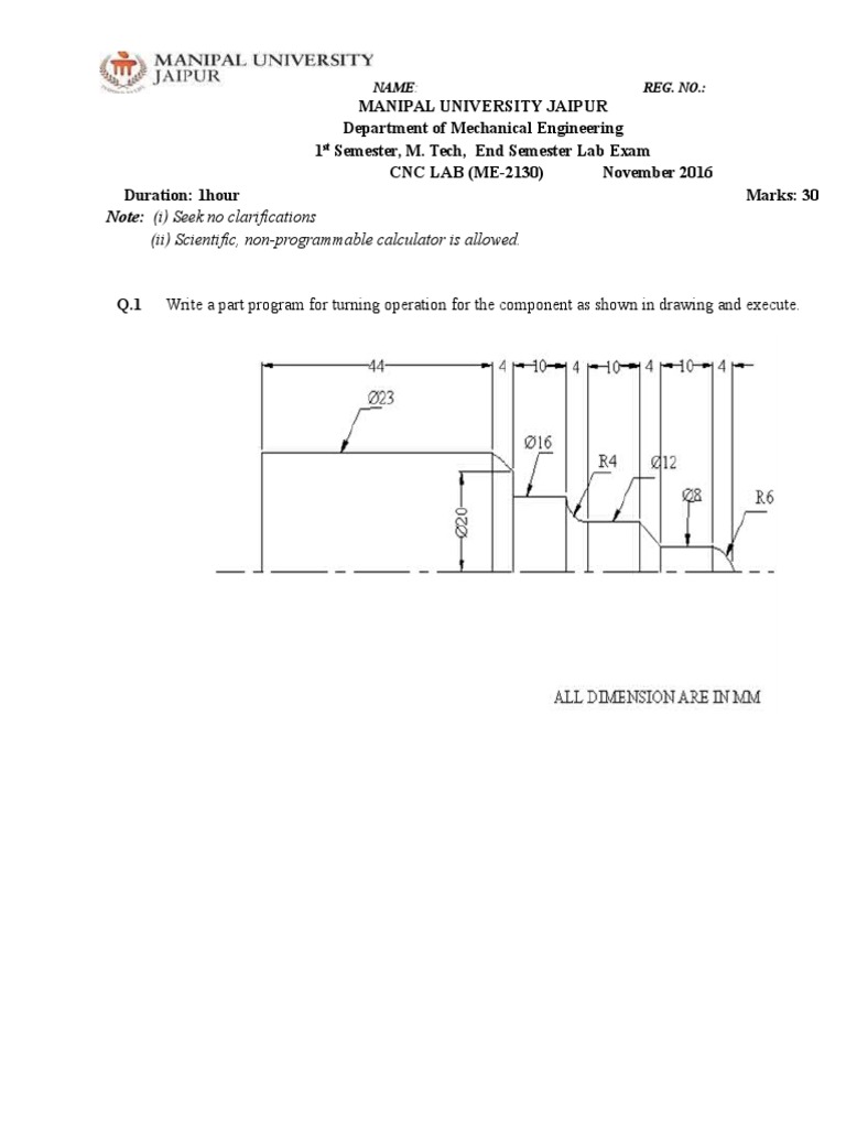 Practical Exam Paper 2 Nov2016 | PDF | Technology & Engineering