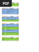 Raspored Casova | PDF