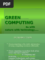 Green Computing Seminar Report - Final - Report | PDF