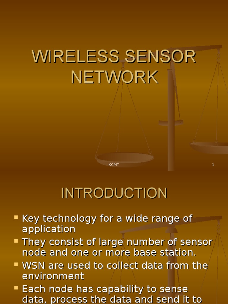 Wireless Sensor Network | PDF | Technology & Engineering