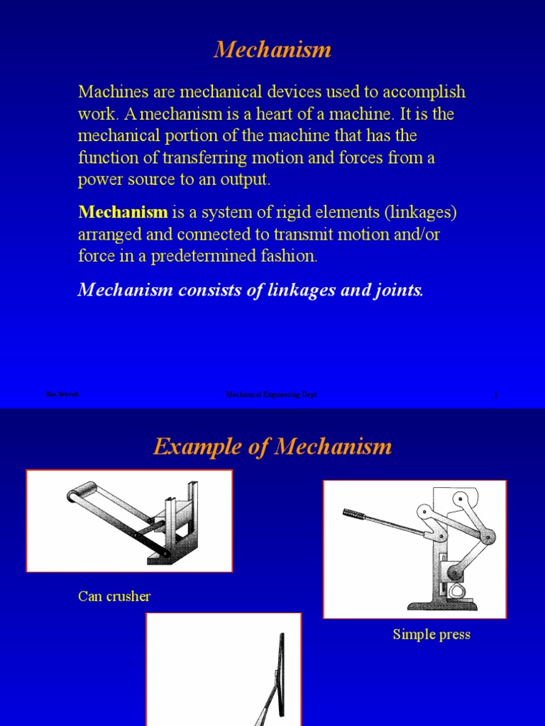 Mechanisms | Download Free PDF | Mechanical Engineering | Mechanics