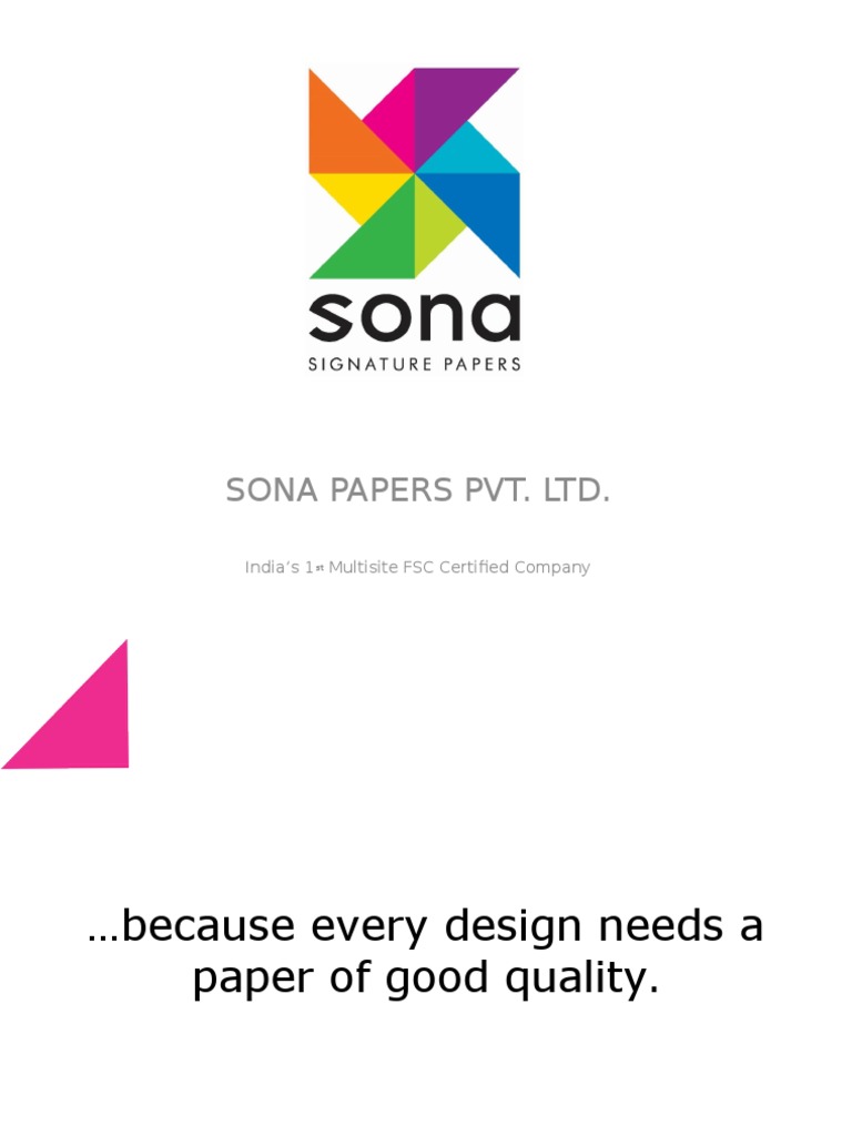 Sona Papers | PDF | Paper | Paper And Packaging Product