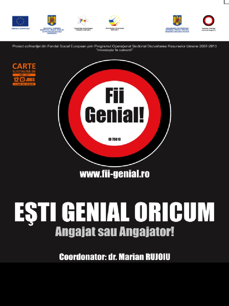 Plan de Cariera Esti Genial Oricum PDF | PDF