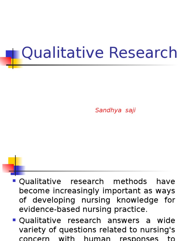 Qualitative Research Methods | PDF | Qualitative Research | Ethnography